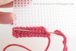 How to Stitch Plastic Canvas ⋆ Dream a Little Bigger