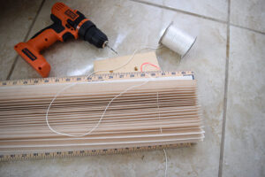 DIY Corded Paper Blinds - Cheap Window Covering! ⋆ Dream a Little Bigger