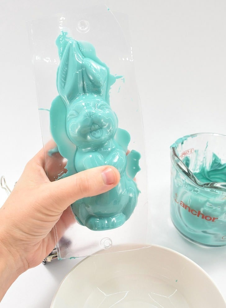 Learn how to mold chocolate with these adorable rainbow bunnies and ...