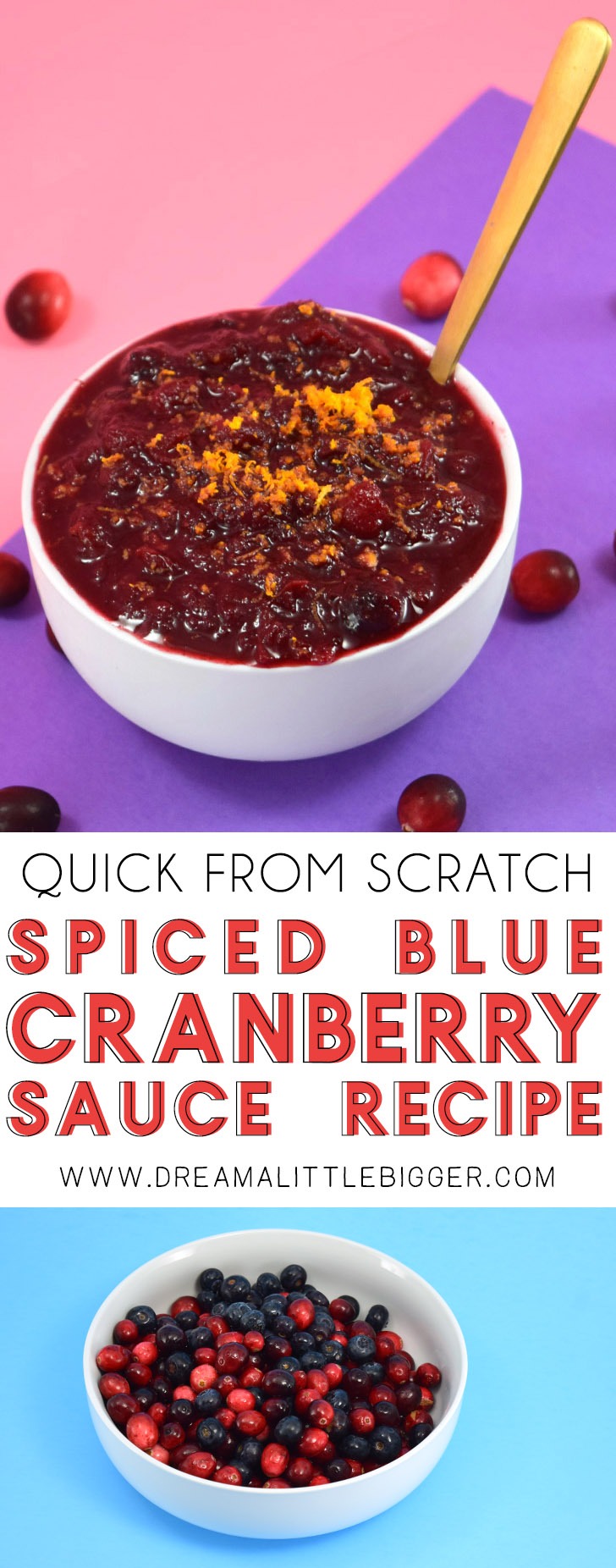 I didn't know it was so easy to make cranberry sauce from scratch! This ...
