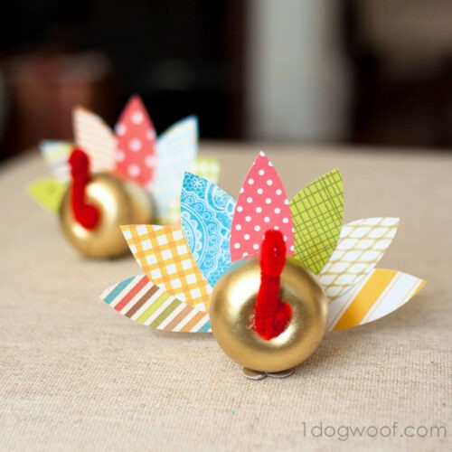 33 Thanksgiving Turkey Crafts for Adults ⋆ Dream a Little Bigger