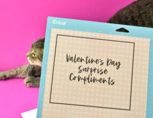 Valentine's Day Compliments Flyer with Cricut ⋆ Dream a Little Bigger