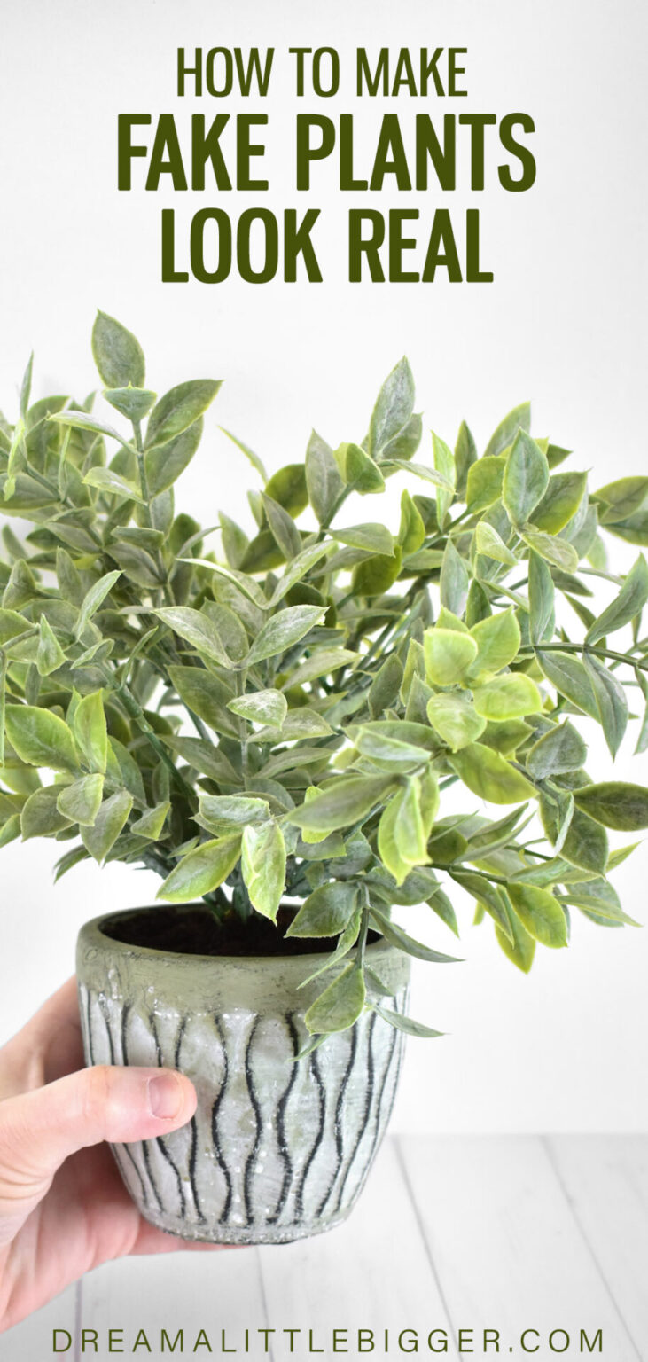 How to Make Fake Plants Look Real ⋆ Dream a Little Bigger