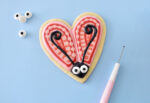 Decorated Love Bug Cookies for Valentine's Day ⋆ Dream a Little Bigger