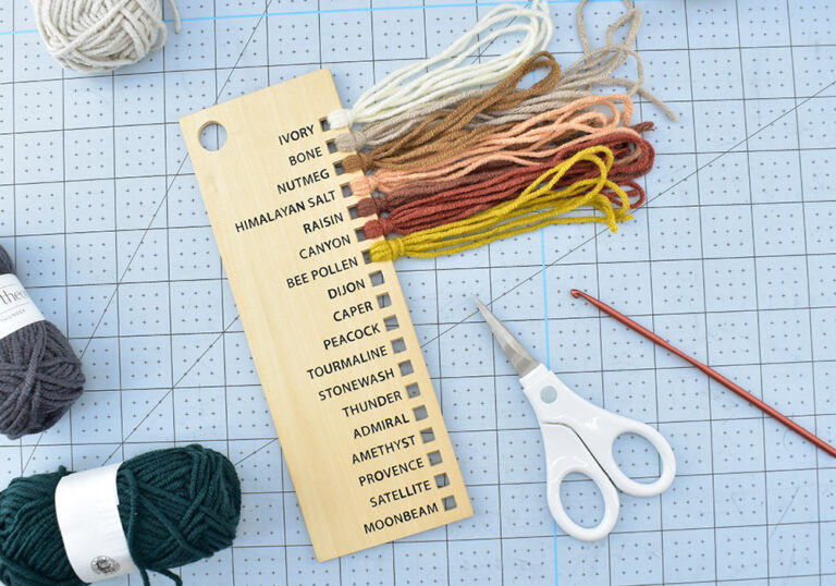 DIY Wooden Yarn Card Organizers ⋆ Dream a Little Bigger
