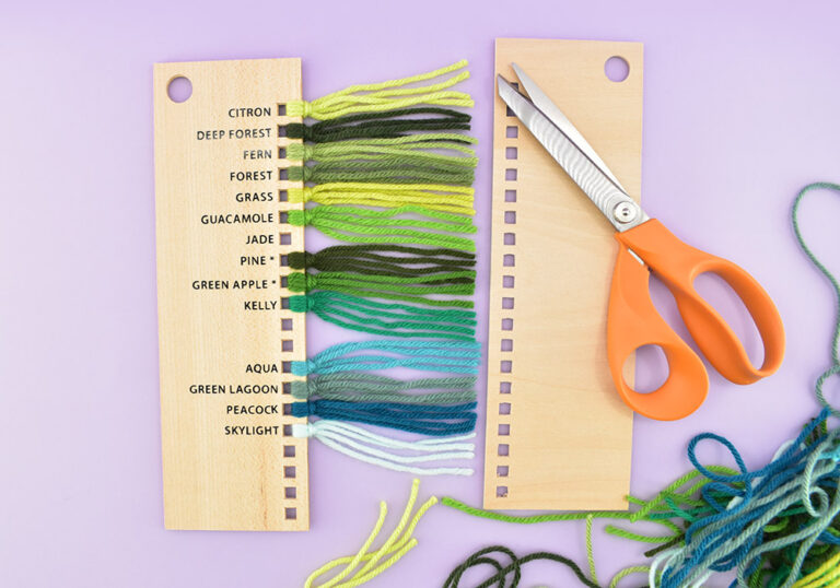 DIY Wooden Yarn Card Organizers ⋆ Dream a Little Bigger