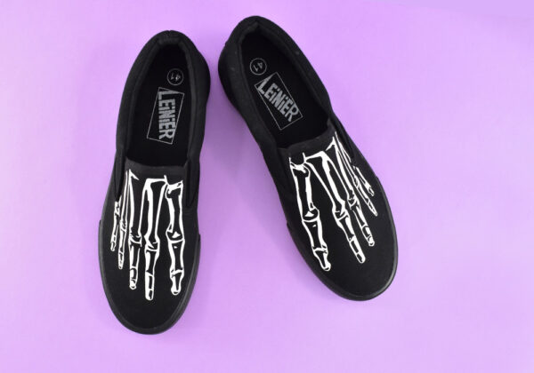 DIY Skeleton Feet Shoes 2 Ways! ⋆ Dream a Little Bigger