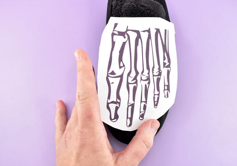 DIY Skeleton Feet Shoes 2 Ways! ⋆ Dream a Little Bigger