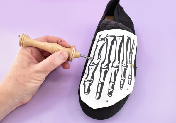 DIY Skeleton Feet Shoes 2 Ways! ⋆ Dream a Little Bigger
