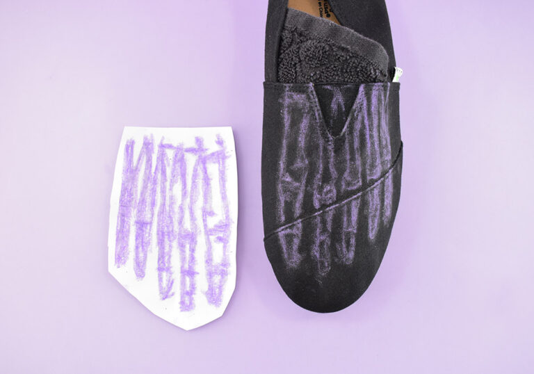 DIY Skeleton Feet Shoes 2 Ways! ⋆ Dream a Little Bigger