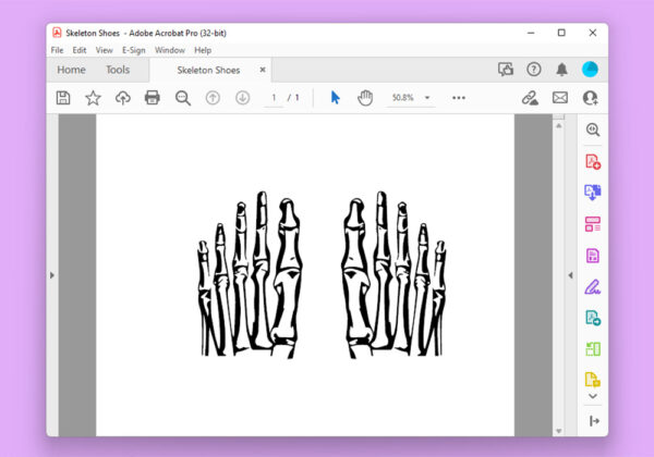 DIY Skeleton Feet Shoes 2 Ways! ⋆ Dream a Little Bigger