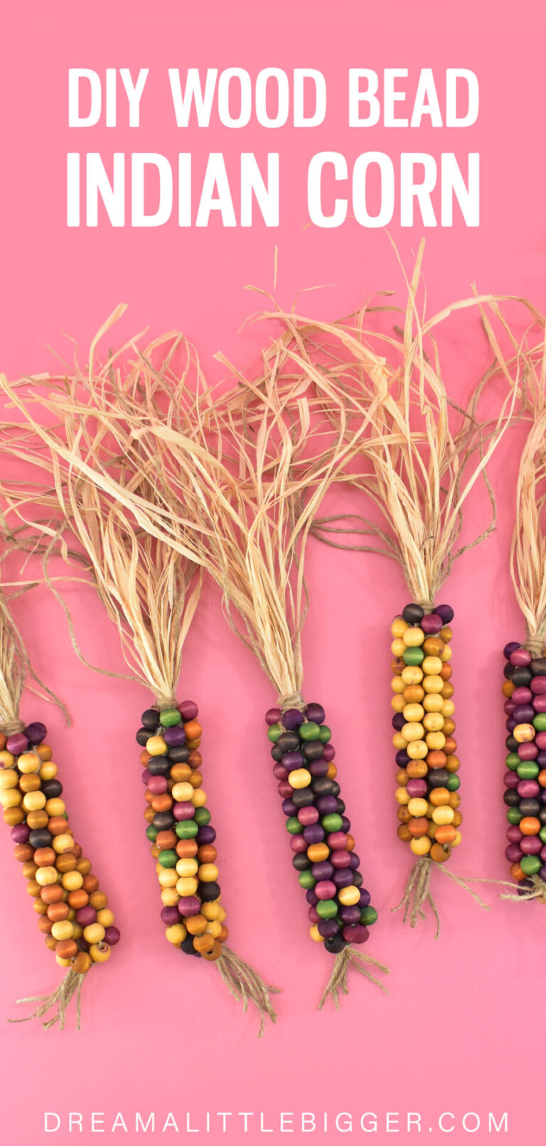 Wood Bead Indian Corn ⋆ Dream a Little Bigger