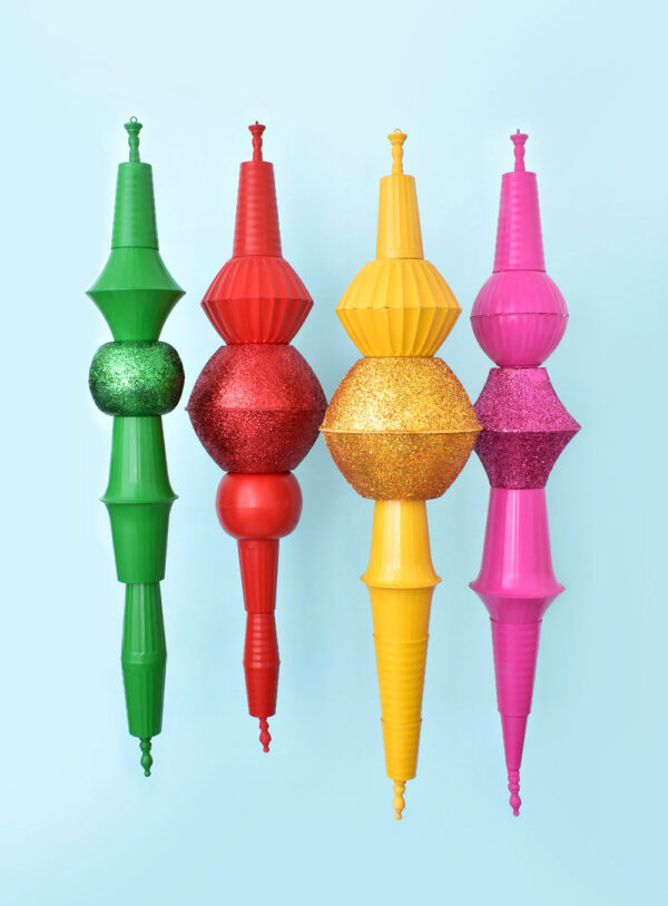 48" Giant Finial Christmas Ornaments ⋆ Dream a Little Bigger