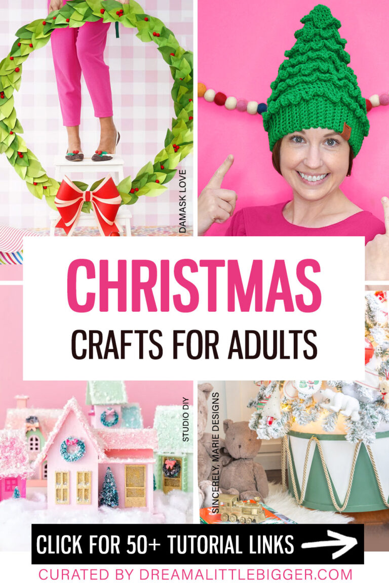 50+ Christmas Crafts for Adults ⋆ Dream a Little Bigger