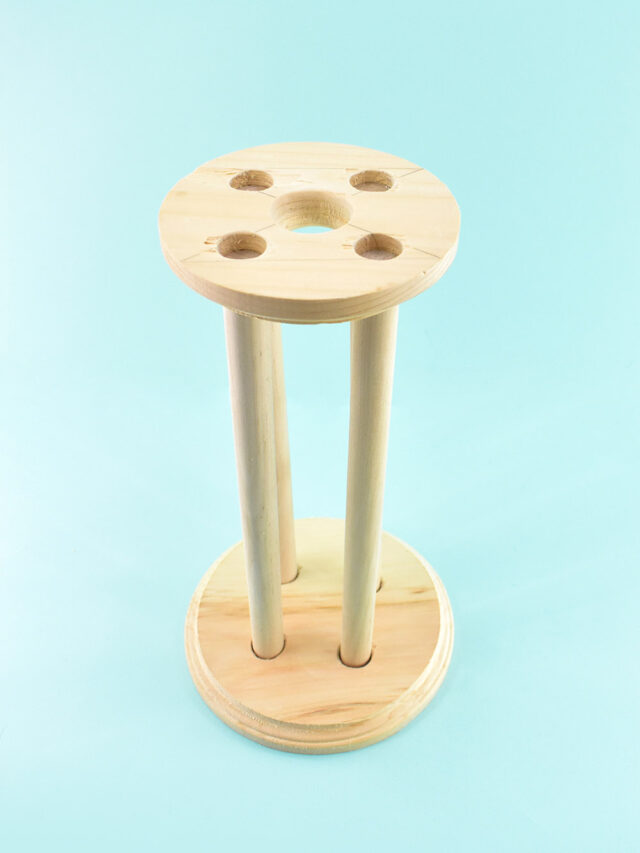 DIY Rotating Kumihimo Stand ⋆ Dream a Little Bigger
